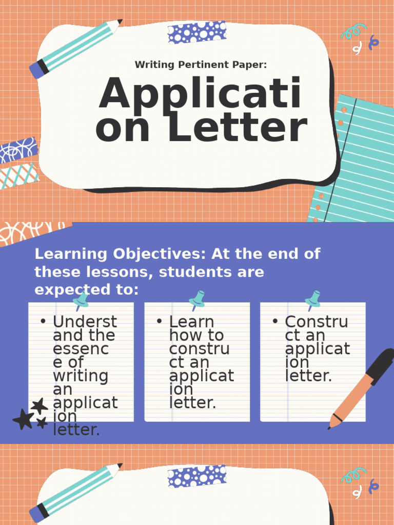 Application Letter Writing Guide | PDF