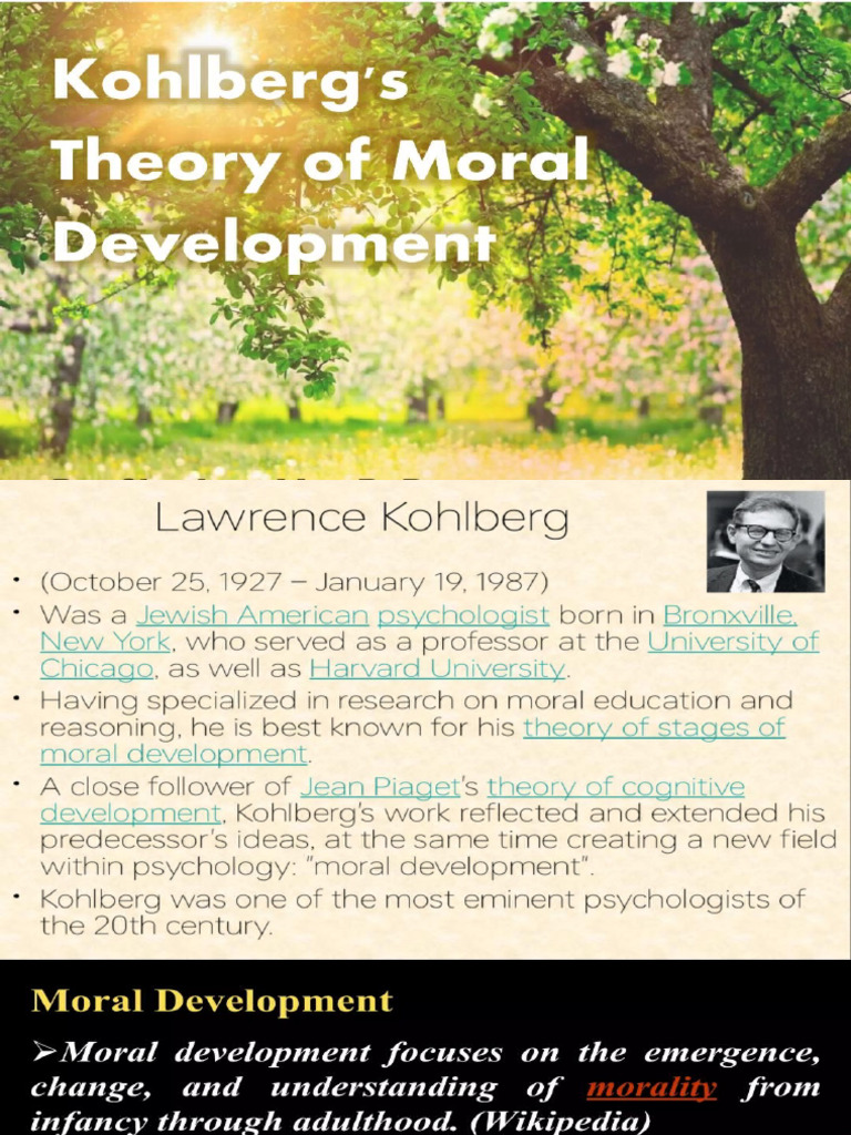 Lawrence Kohlberg's Theory | PDF