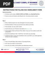 NCC Enrollment | PDF