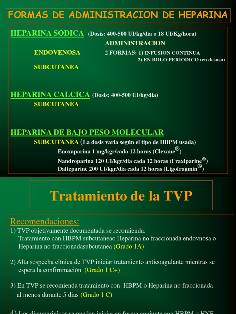 Prevencion y Manejo TVP | PDF | Medicina CLINICA | Especialidades Medicas