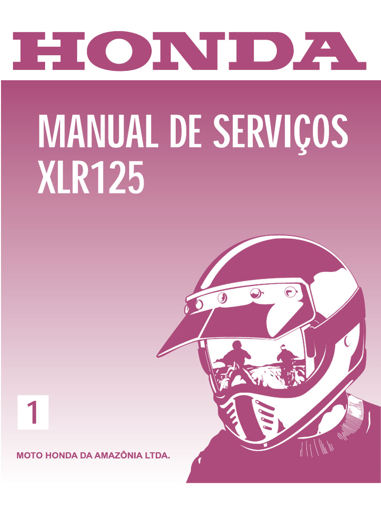 Manual Serviços XLR 125 | PDF