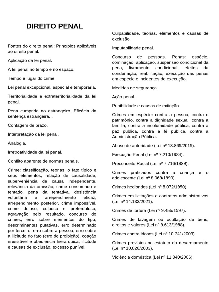 Fundamentos do Direito Penal Brasileiro | PDF | Crimes | Crime e Violência