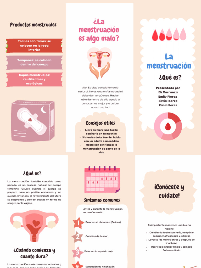 Guía de Higiene Menstrual para Niñas | PDF | Menstruación ...
