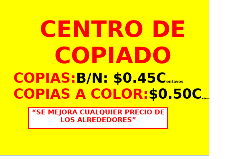 Centro de Copiado | PDF