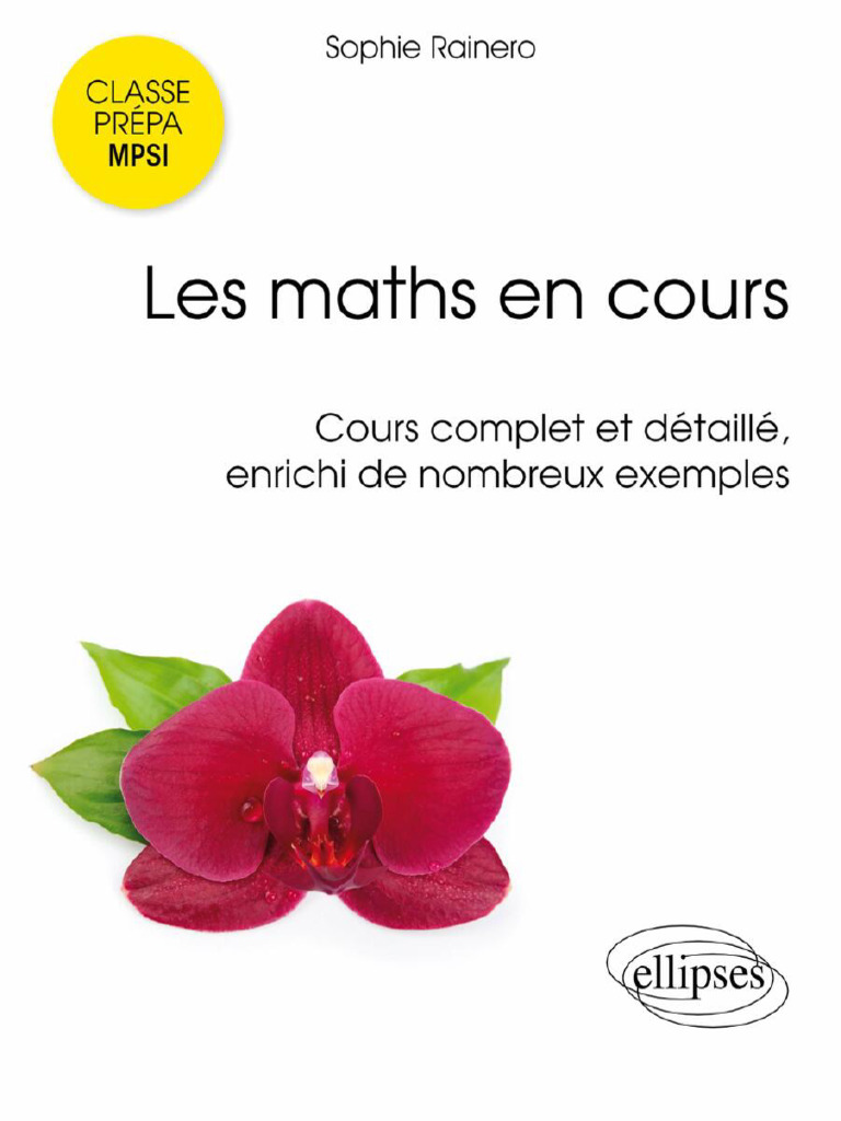 Les Maths en Cours Mpsi Cours | PDF