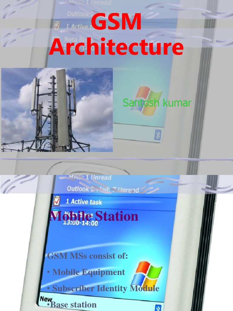 GSM Architecture | PDF | Mobile Telecommunications | Mobile Technology