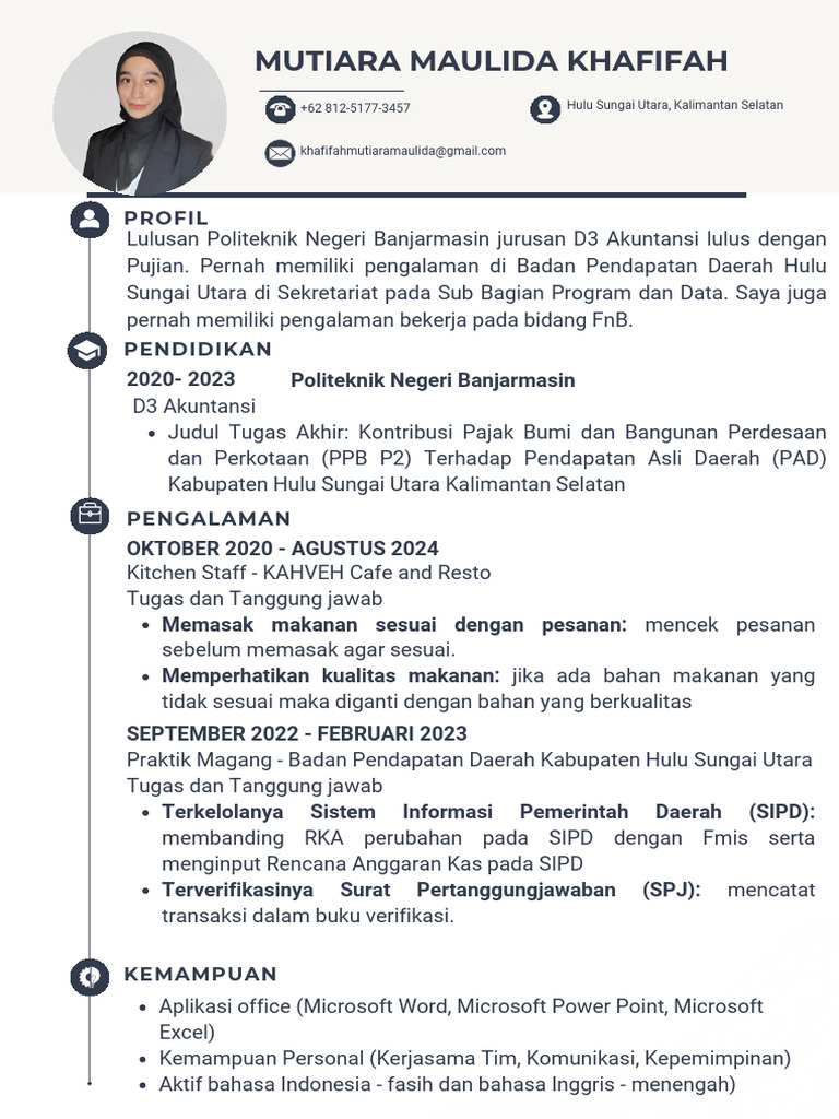 CV Mutiara | PDF