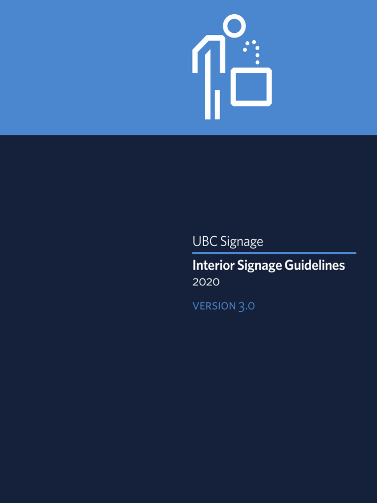 UBC Interior Signage Guidelines 2020 | PDF | Accessibility ...