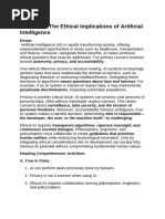 Wgu d773 Task 2 Ethics and Artificial Intelligence With Complete ...