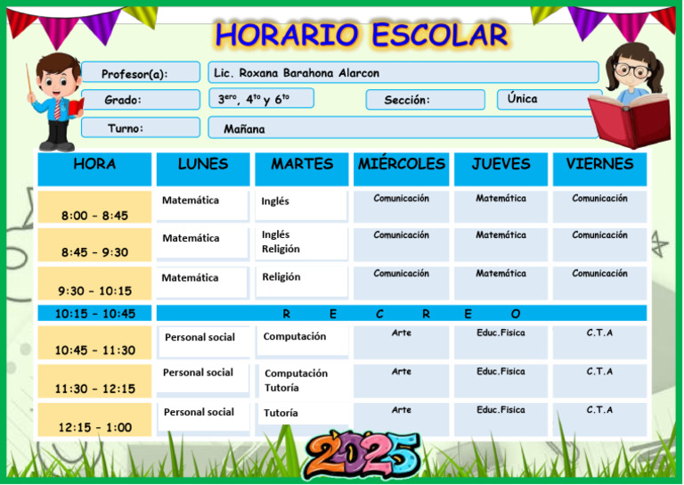 Asignaturas de Educación Básica | PDF
