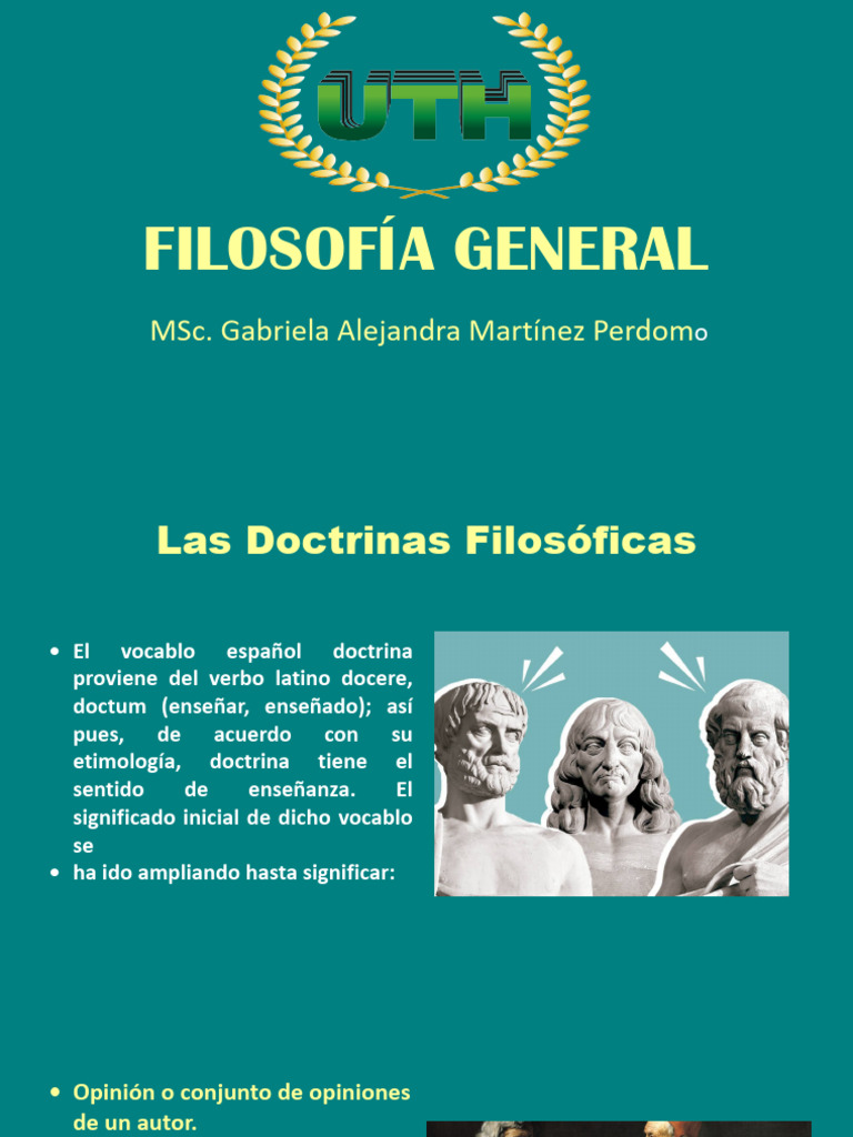 Doctrinas Filosóficas y Problemas Clave | PDF | Metafísica | Existencia