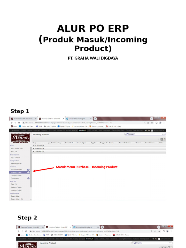 Alur Po Erp | PDF