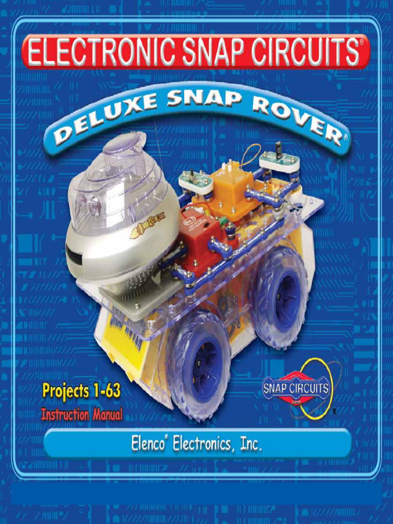 Electronic Snap Circuit Snap Rover Deluxe | PDF | Radio | Transmitter