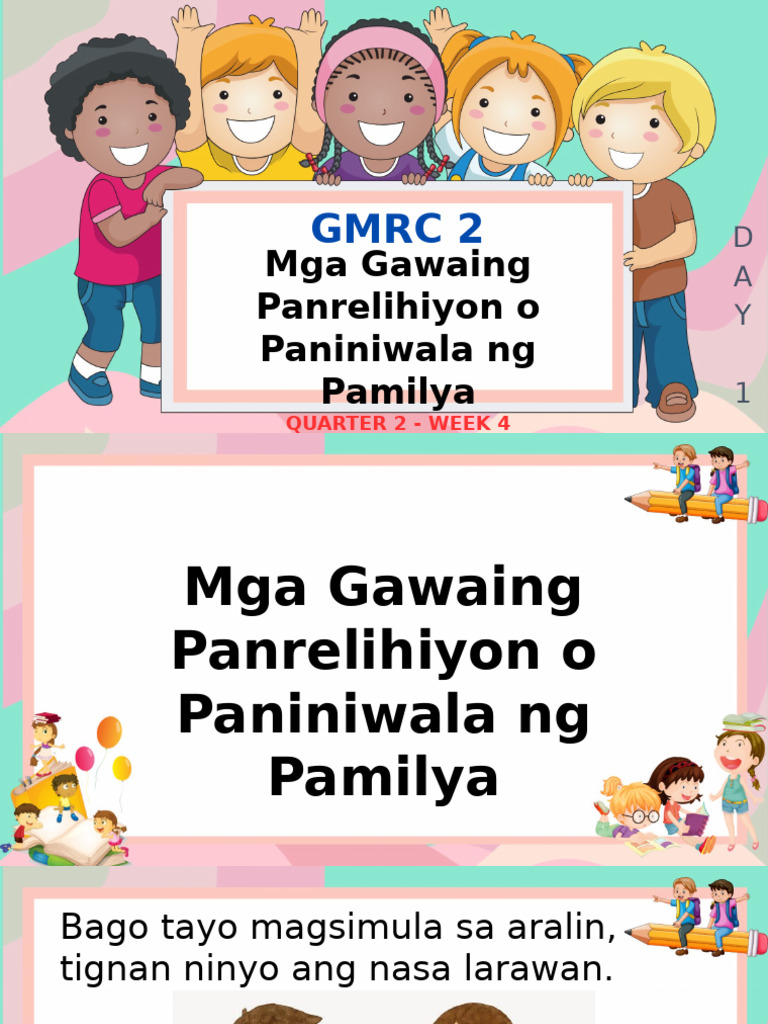 GMRC-2 Q2 Week-4 | PDF