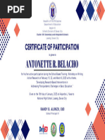 BSP GSP Certificate | PDF