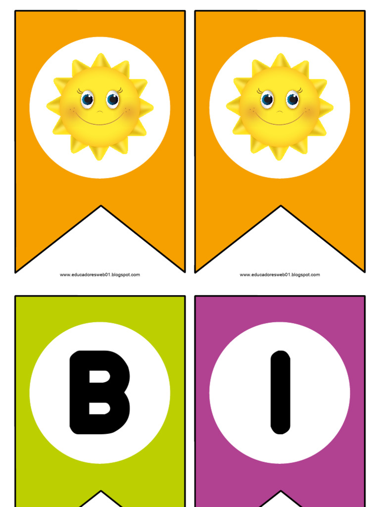 Bienvenidos Banderines | PDF