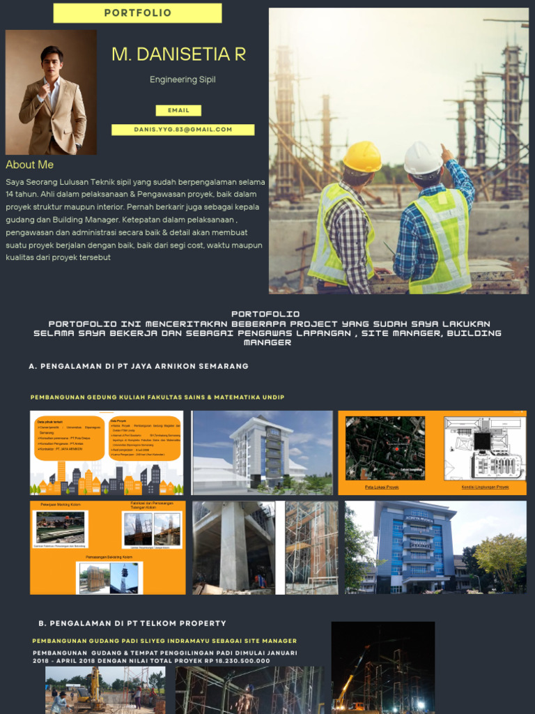 Portofolio Teknik Sipil | PDF