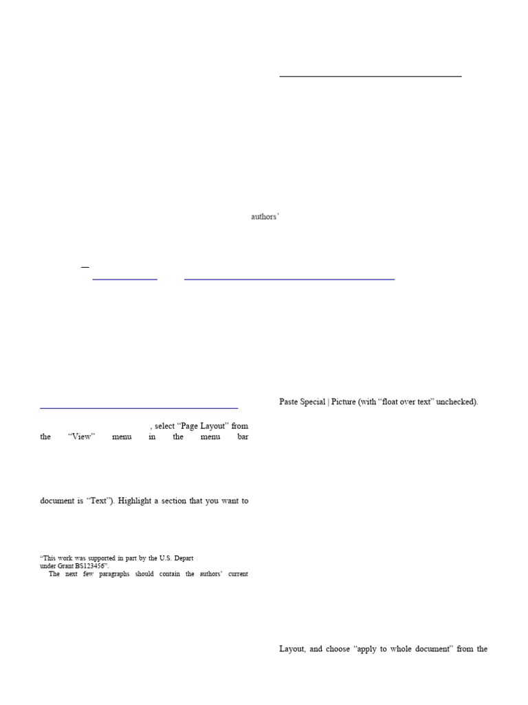 IEEE Paper Submission Guidelines | PDF