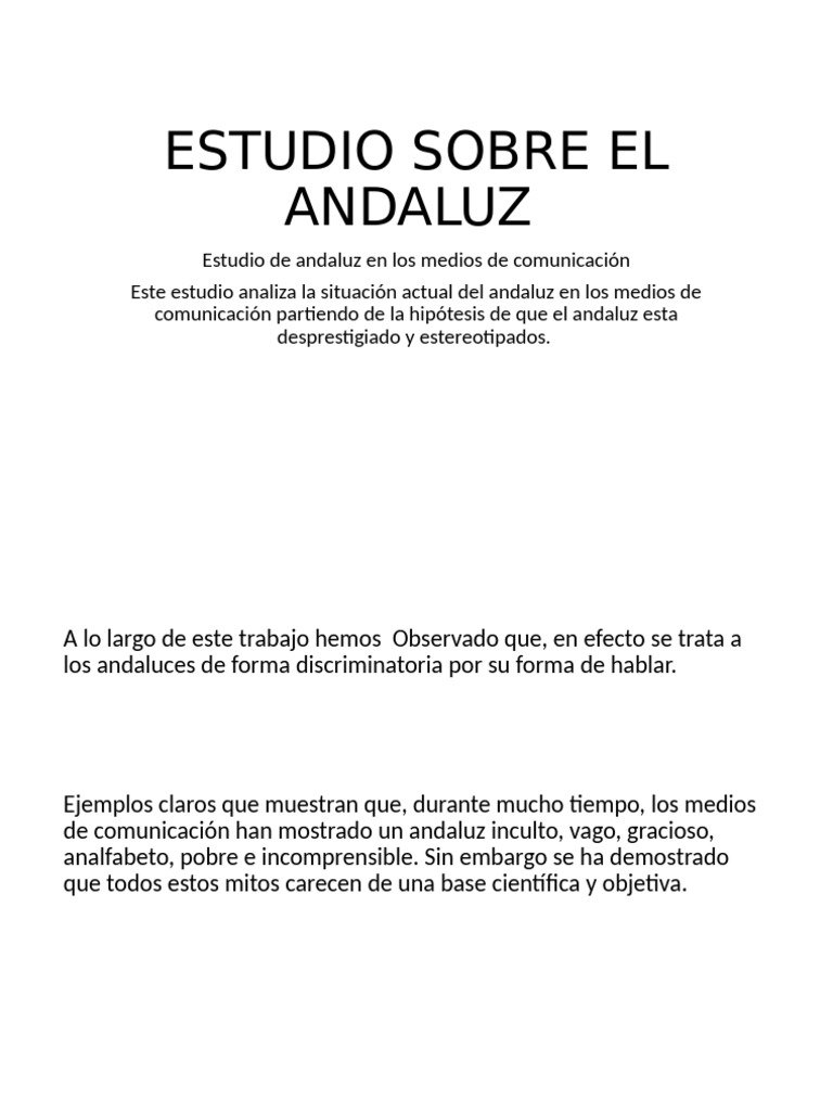 Andaluz | PDF