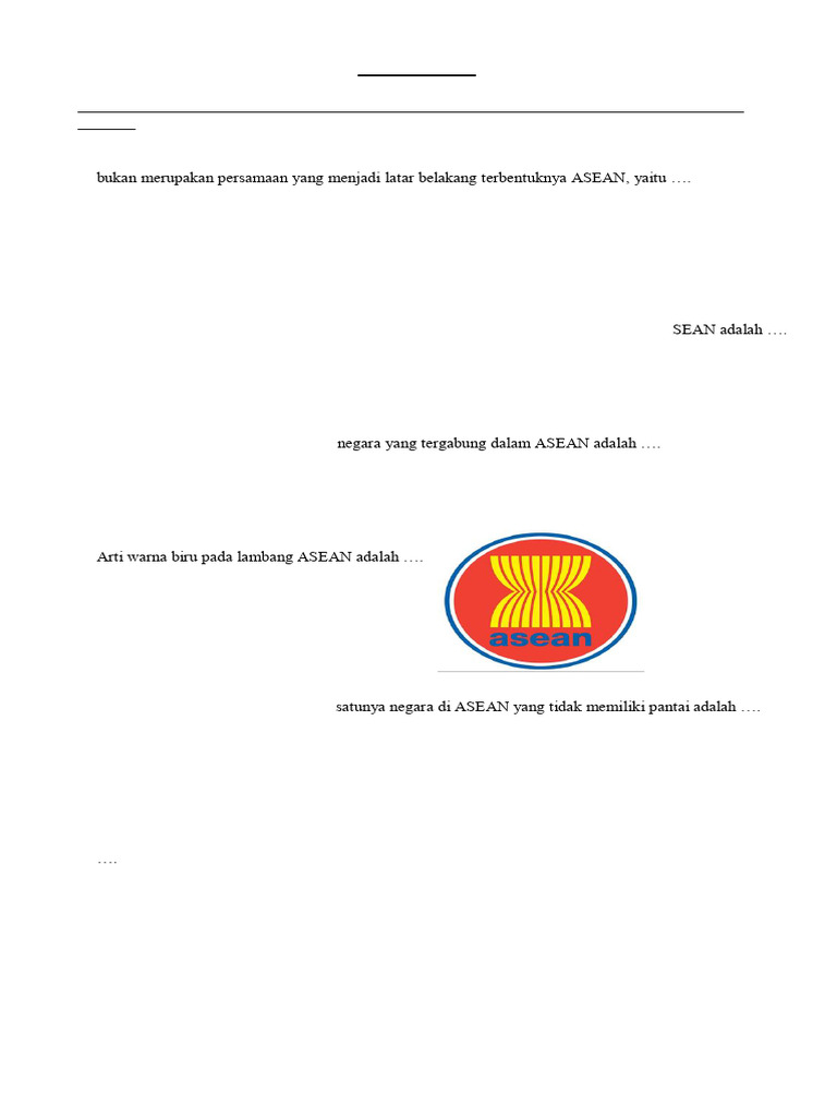 Geografi Negara-negara ASEAN | PDF