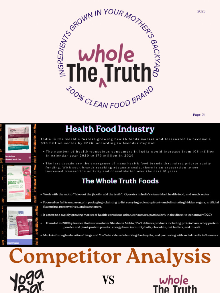 The Whole Truth Foods: Clean Snacks in India | PDF