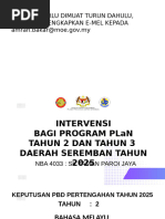Contoh Intervensi PBD Berterusan | PDF