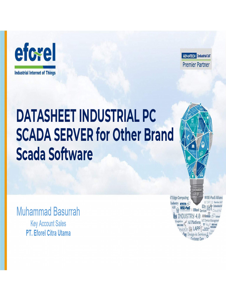 Datasheet Industrial Pc Scada Server for All Scada Software | PDF