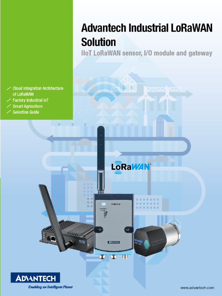 Advantech Industrial LoRaWAN Solution | PDF