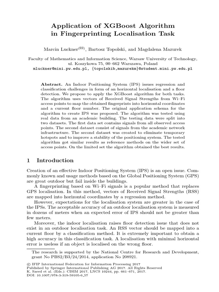 Application of XGBoost Algorithm | PDF | Applied Mathematics | Algorithms