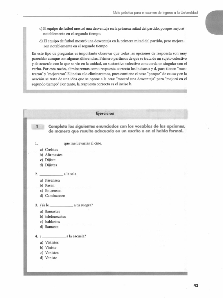 Uni 5 Epañol | PDF