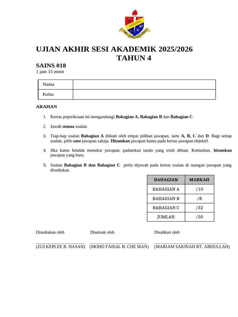 Cover Uasa SN 2025 | PDF