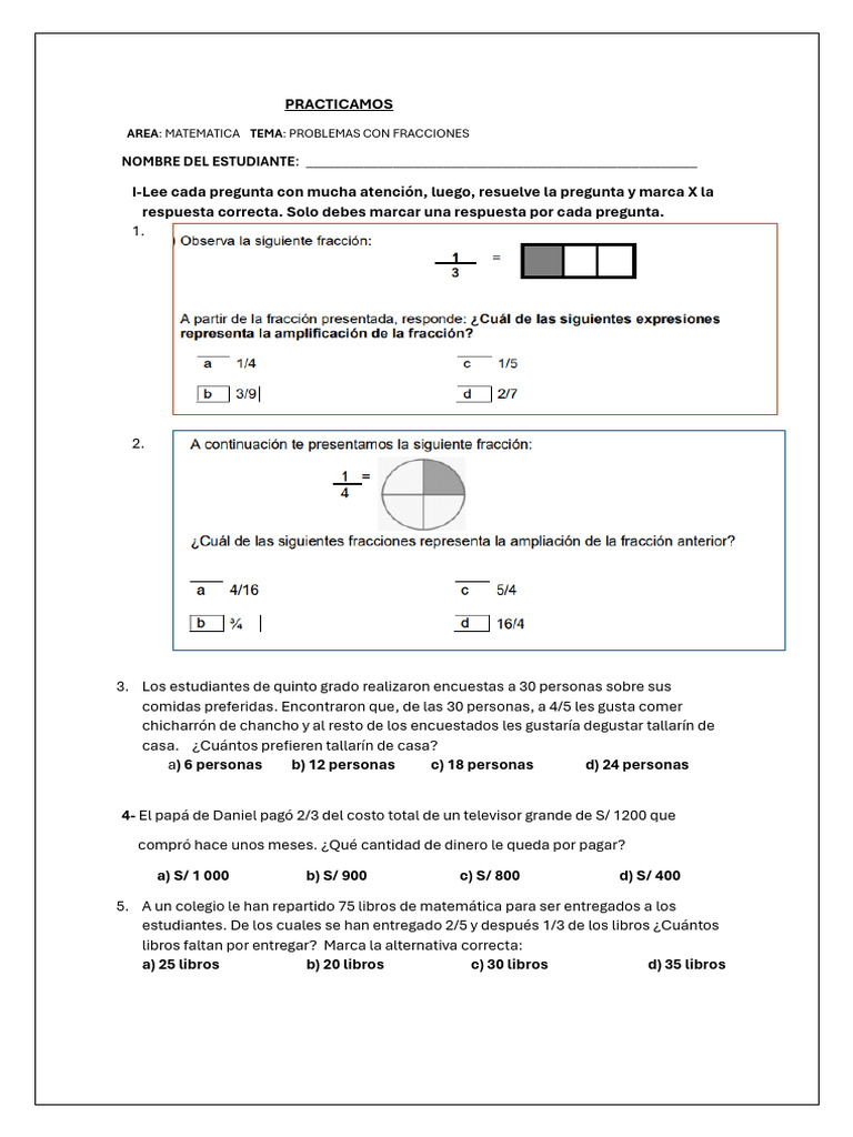 Practica de Matematica | PDF