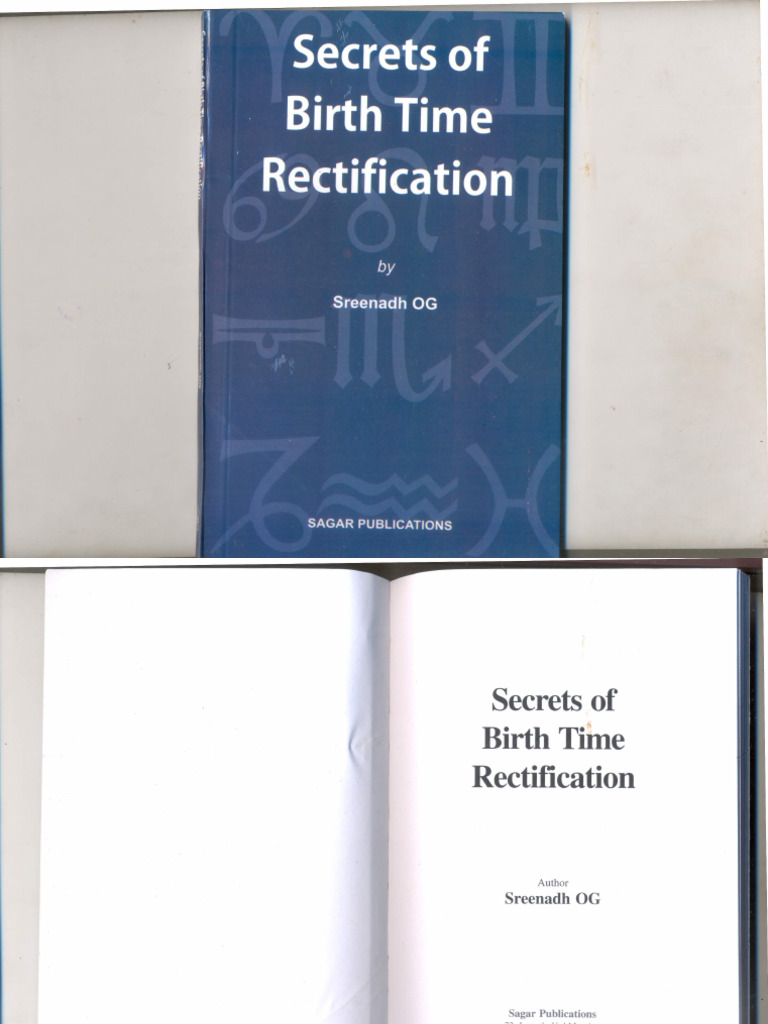 Secrets of Birth Time Rectification | PDF