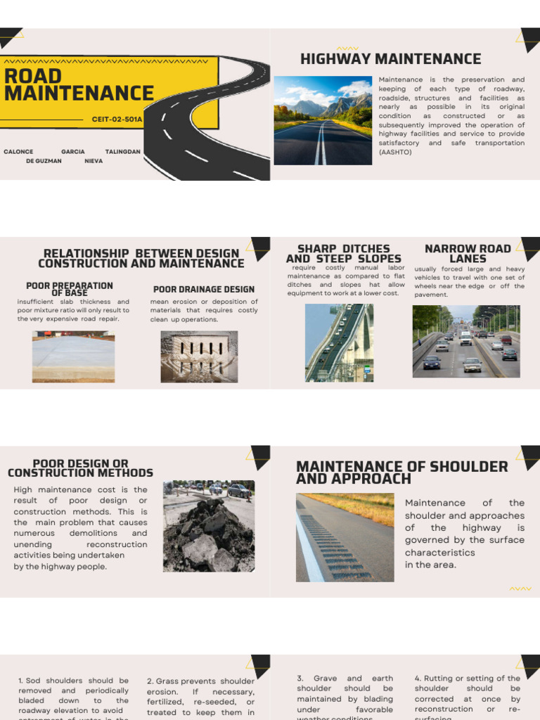 Highway Maintenance Best Practices Guide | PDF | Road Surface | Road