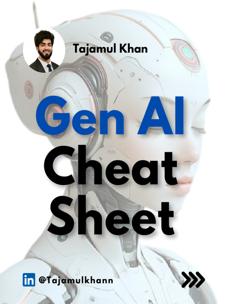 Gen AI Cheat Sheet | PDF | Artificial Intelligence | Intelligence (AI) & Semantics