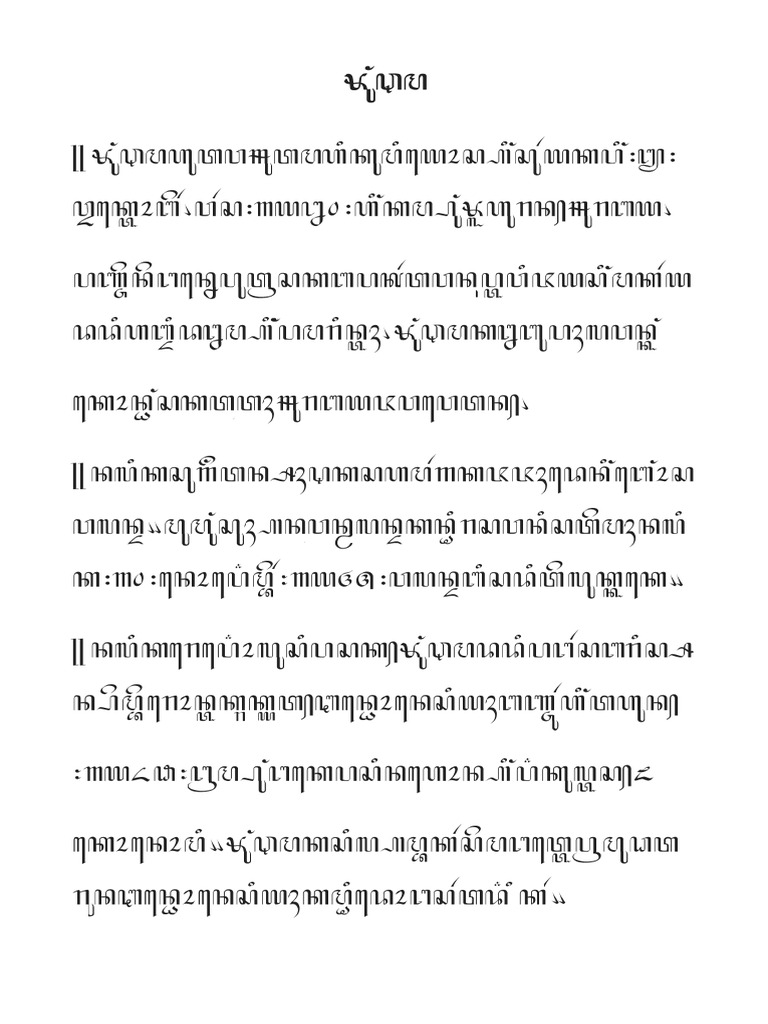 Naskah Maca Aksara Jawa Ftbi Pokja | PDF