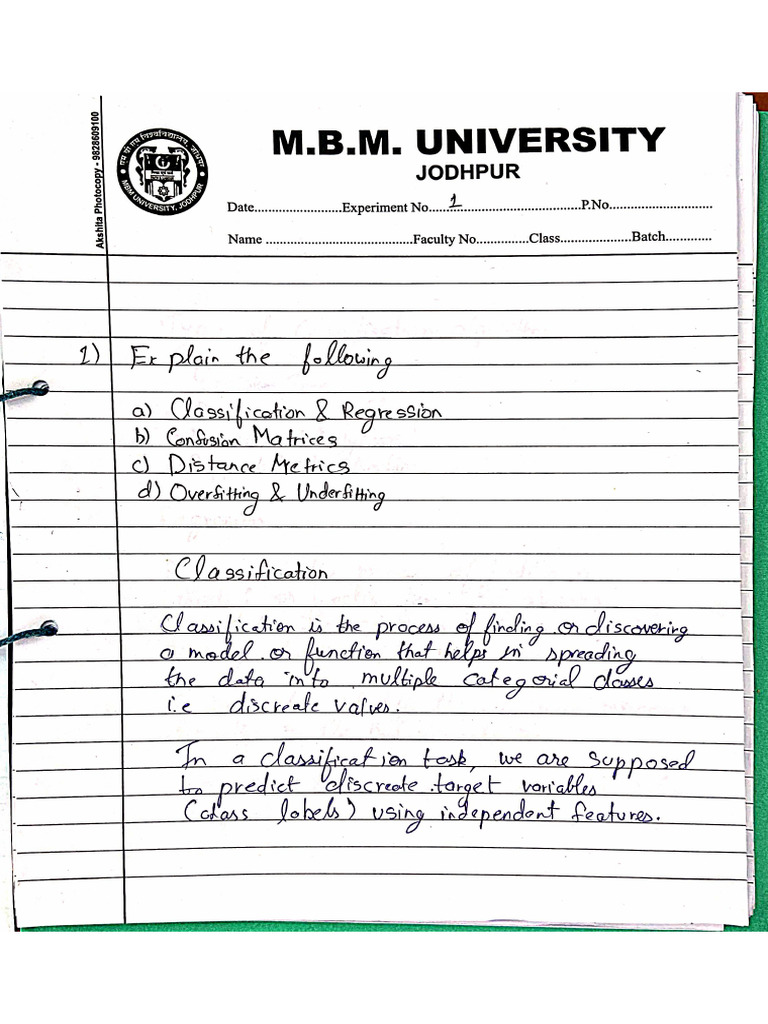 ML Assignment Lab-1 | PDF