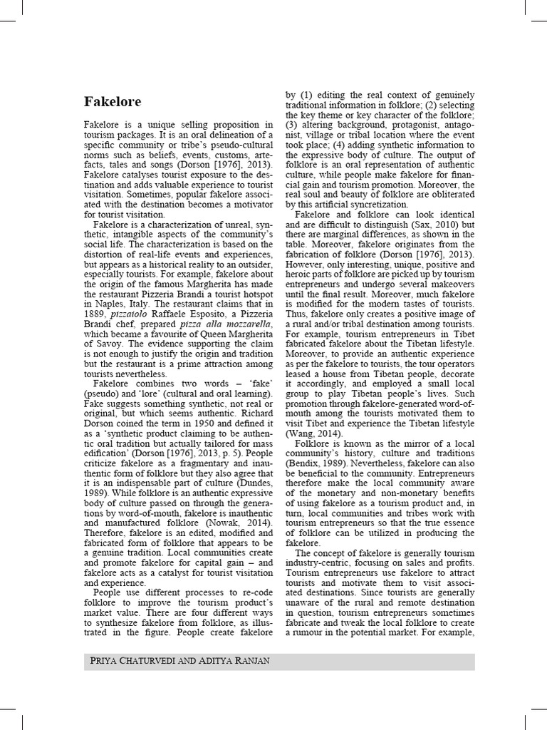 Fakelore | PDF | Folklore | Pizza