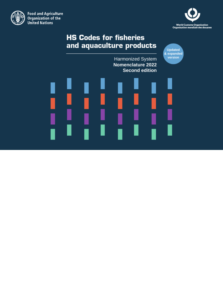 HS Codes for Fisheries Products 2022 | PDF