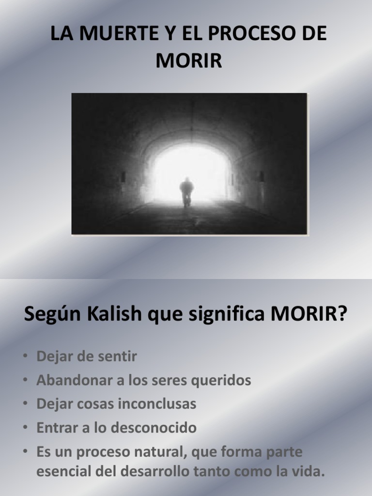 La Muerte y El Proceso de Morir | PDF | Muerte | Suicidio