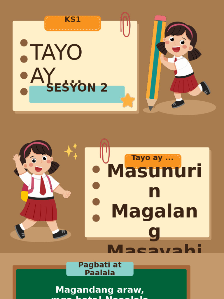 Aral Ppt - Filipino 1st Week Session 2-d2 | PDF