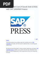 COGS Split | PDF | Cost Of Goods Sold | Inventory