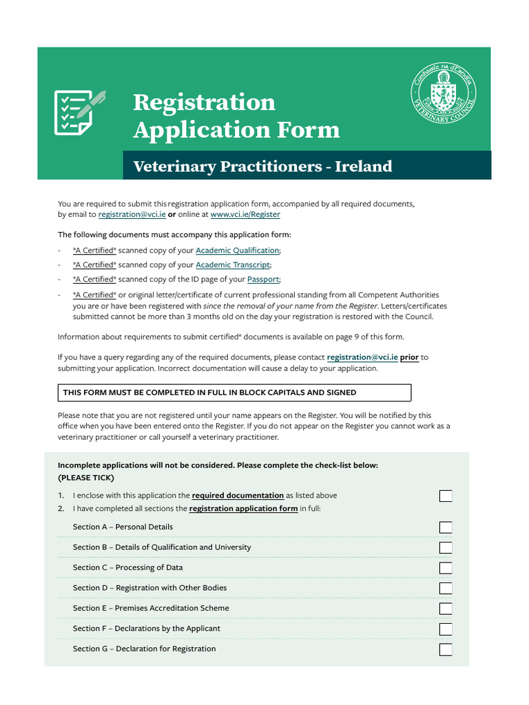 VCI Registration Application Guide | PDF | Notary Public | Justice