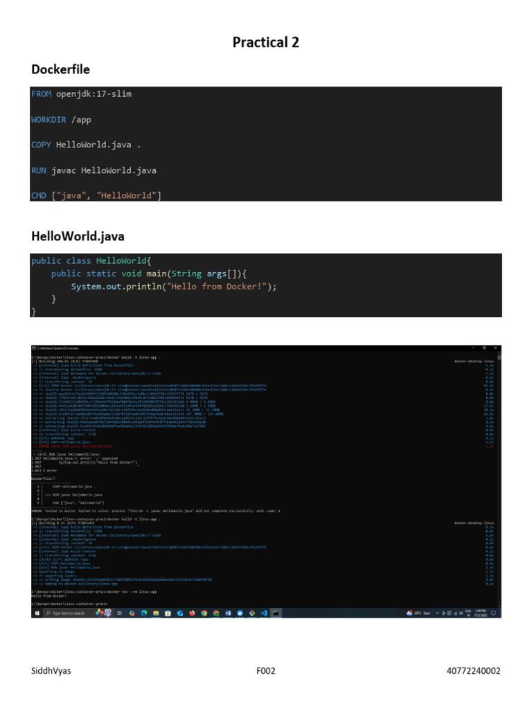 Practical 2 - DevOps | PDF