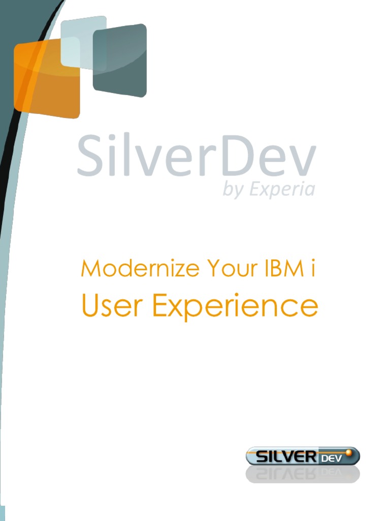 SilverDev: Modernize Your IBM I User Experience | PDF | Graphical User ...