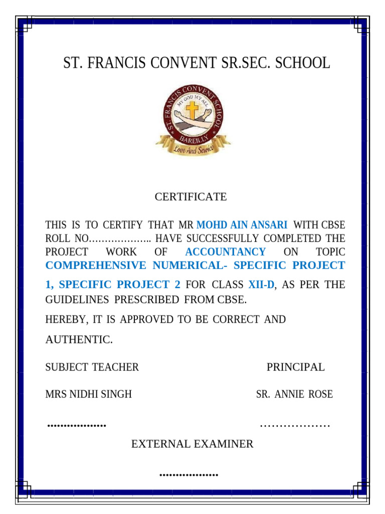 Certificate of Economics | PDF