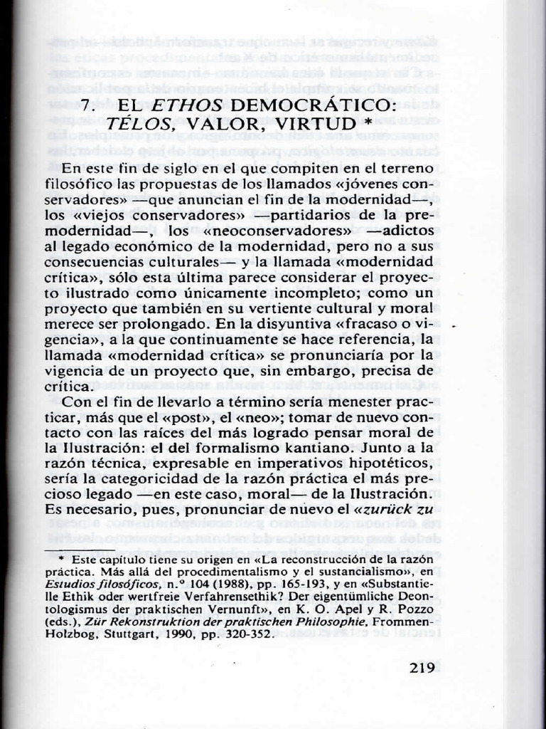 Capitulo 7 Persona - Libro Etica Sin Moral - Adela Cortina | PDF ...