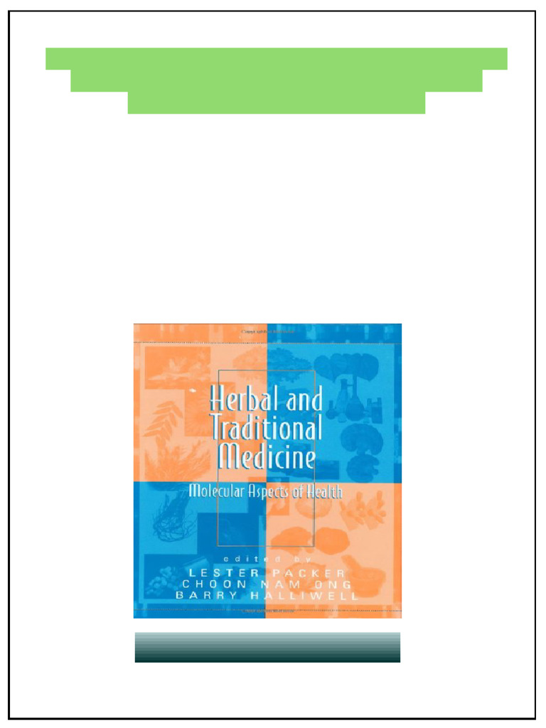 Herbal and Traditional Medicine Molecular Aspects of Health Oxidative ...