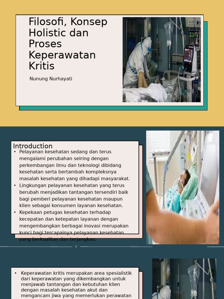 Filosofi, Konsep Holistic Dan Proses Keperawatan Kritis.1 | PDF