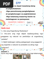 Q2 W5 Epp Matatag | PDF